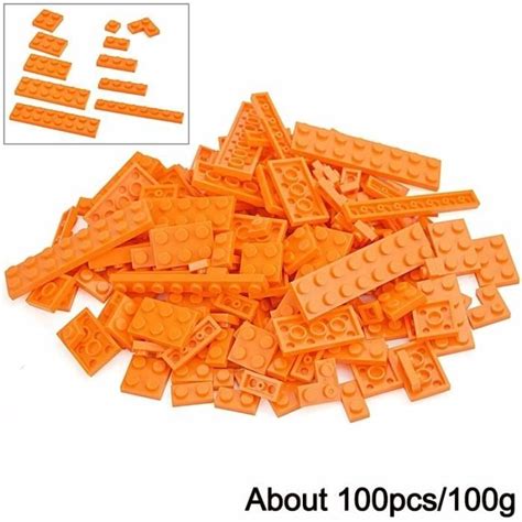 Puzzle Briques Fines Mixtes De 11 Tailles Et 15 Couleurs 100 Pièces En