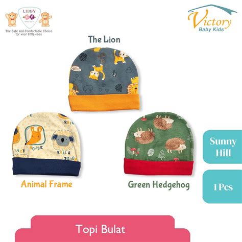 Jual Libby Topi Bulat Newborn Motif Sunny Hill 1 Pcs Shopee Indonesia