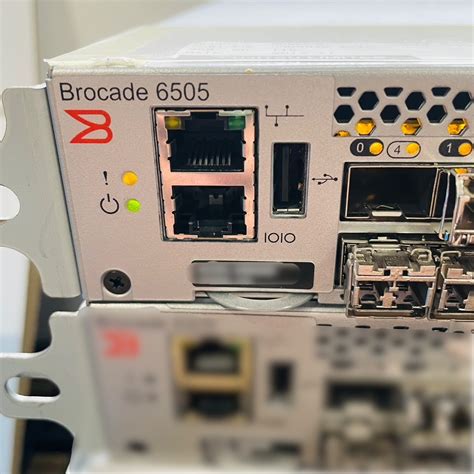 Yahooオークション 96【通電ok】brocade 6505 Br 6505 12 0r Fc Sw