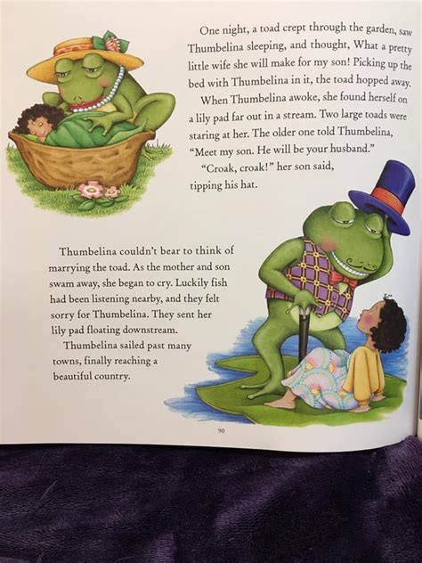 Thumbelina Being Captured By A Mother Toad Who Thinks Thumbelina Will