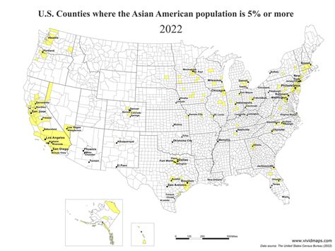 Asian American Population Patterns A County Level Look At Americas