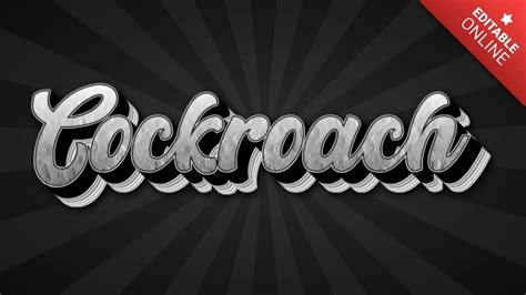 Cockroach Moon Text Effect Generator