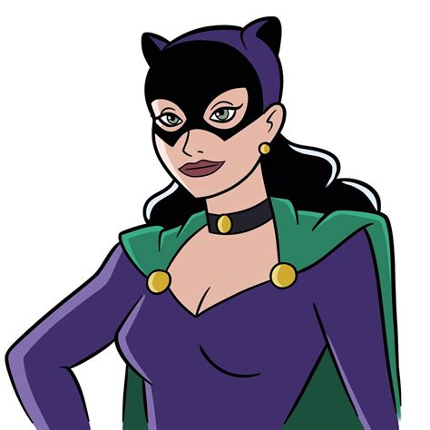 Learn How To Draw Catwoman From Batman Caped Crusader