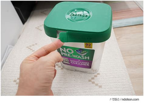식기세척기 세제 샀다 캐스케이드 플래티넘 식기세척기 전용 대용량 세제 캡슐