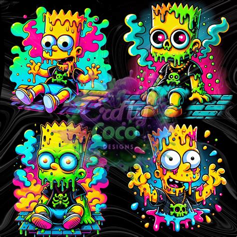 Bart Simpson Bundle The Simpson Png Trippy Png Clip Art Chat Gpt Cartoon Png Tshirt Design Png