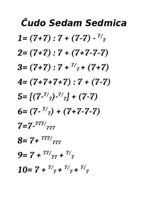 Čudo Sedam Sedmica Pdf