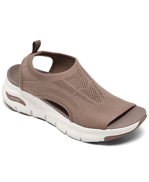 Skechers Womens Arch Fit Arch Support City Catch Walking Sandals