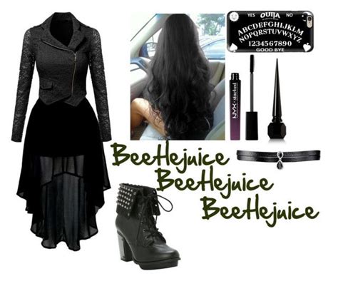 Lydia Deetz By Ciarabagheera Liked On Polyvore Featuring Nyx Christian Louboutin Casetify