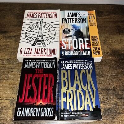 James Patterson Lot Of 4 Paperback Books Stand Alone Novels Crime