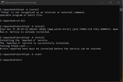 Install Apache On Windows Apache