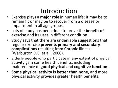 Geriatric Exercise Prescription Pptx