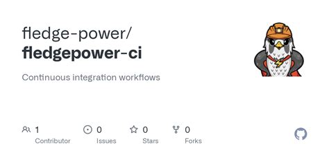Github Fledge Powerfledgepower Ci Continuous Integration Workflows