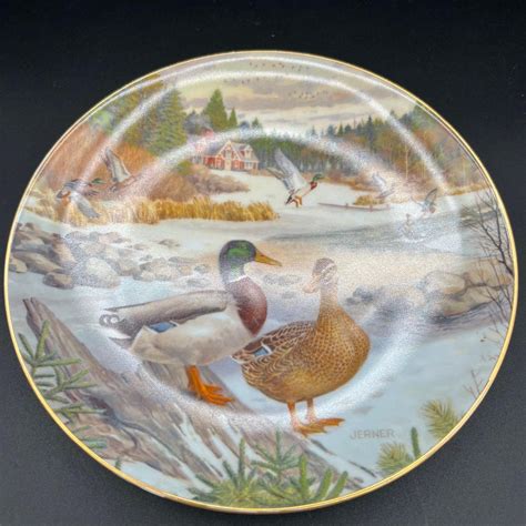 Plate The Mallard By Bart Jerner Etsy