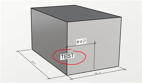 Dimensions And Possibly Other Annotations Show Through Solid Objects