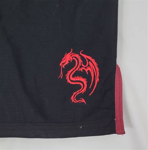 Red Dragon Jiu Jitsu Gi Black Limited Stock Flawless Kimonos