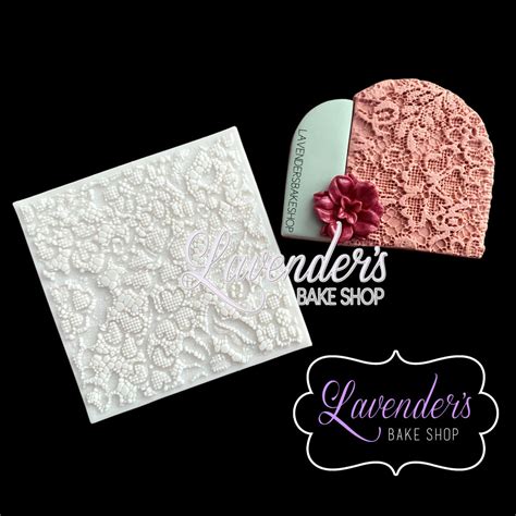 Lory Lace Embosser Mat Lavenders Bake Shop