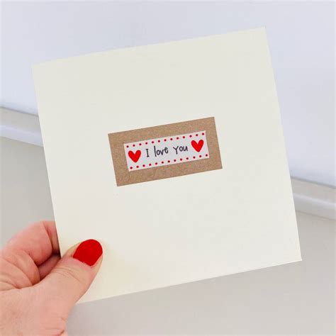 I Love You Card ~ Handmade By Chapel Cards