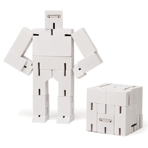 Small Cubebot Set Of 2 Cubebot Contemporary Toys Areaware