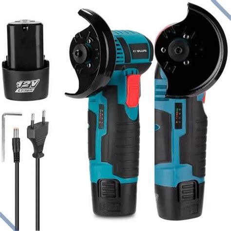 Esmerilhadeira Lixadeira Angular Sem Fio Portátil Corte Carrefour