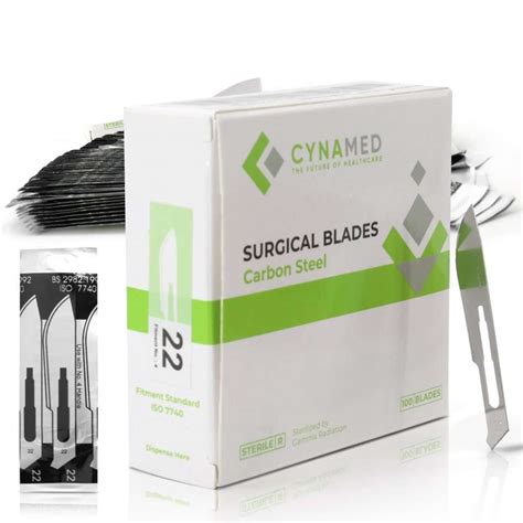 Replaceable Scalpel Blades Box Of 100 Best Disposable Blades