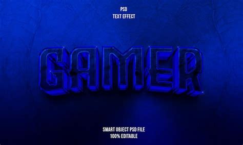 Premium Psd Gamer Text Effect Premium Psd Gamer Text Effect