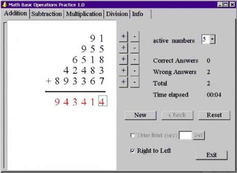 Math Basic Operations Descargar