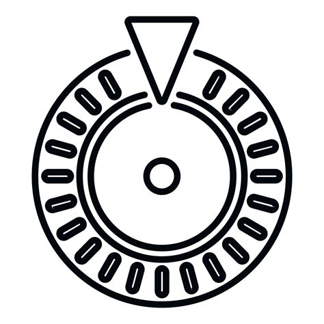 Cipher Wheel Icon Outline Vector Data Encryption 17326216 Vector Art At Vecteezy