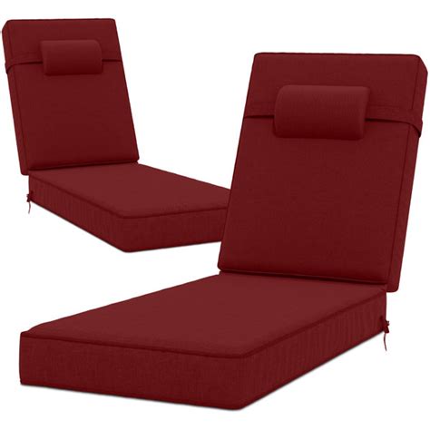 Chaise Lounge Red Patio Furniture Cushions Youll Love Wayfair