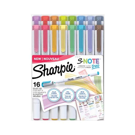 Sharpie S Note Duo Creative Markers Assorted Wallet 16 Count Pens Etc