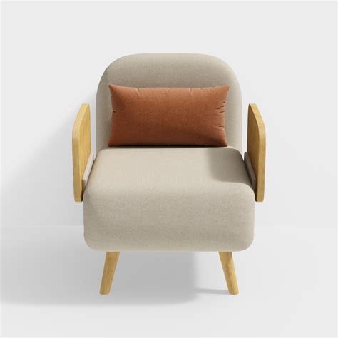 Mid Century Modern Daybed Single Sofa Bed Convertible Sleeper Lounge