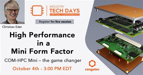 Congatec On Linkedin Webinar Highperformance Livesession Comhpc