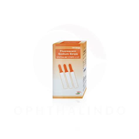 Fluorescein Sodium Ophthalmic Strips Usp Ophthalindo Jaya