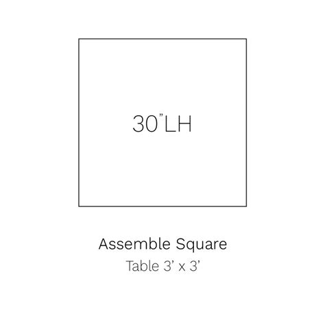 Assemble Table 3′ X 3′ Square Sun Tent