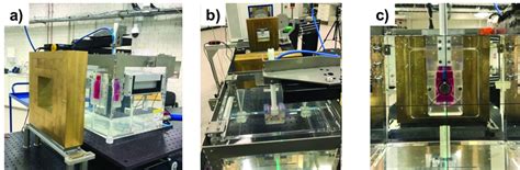 Photos Of The Water Phantom Setup Used For Absolute Dosimetry In Water