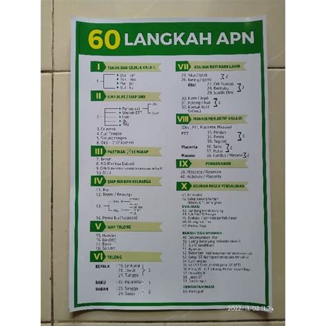Jual Poster 60 Langkah Apn Shopee Indonesia
