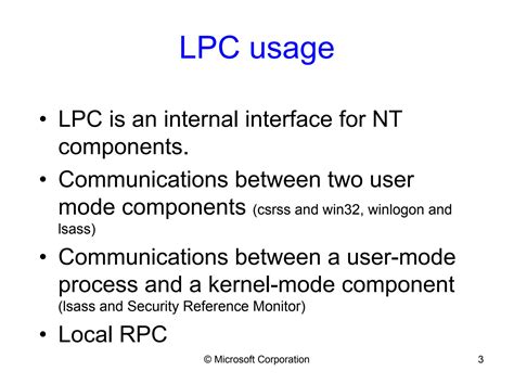 Solution Windows Kernel Internals Lightweight Procedure Calls Studypool