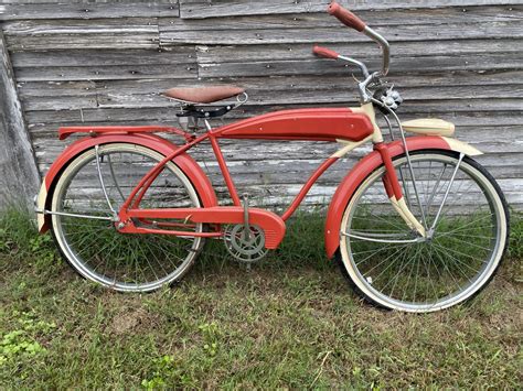 Reduced 1950s Western Flyer Tank Bicycle Huffy Built Sell Trade
