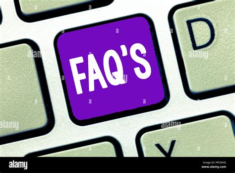 Text Sign Showing Faq S Is Conceptual Photo List Of Questions And Answers Relating To A