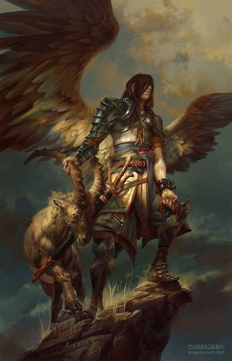 Azazel Angel Of Sacrifices By Peter Mohrbacher Imaginarycharacters