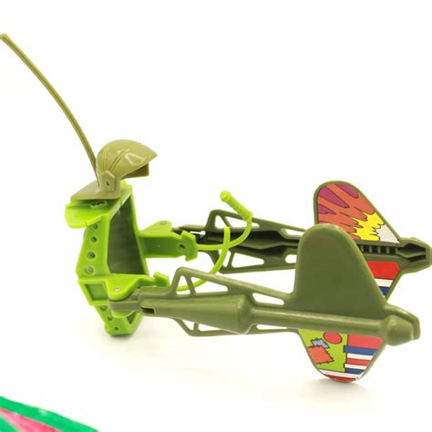 Tmnt Turtle Trooper Parachute Playmates 1988 Broken Handlebar The