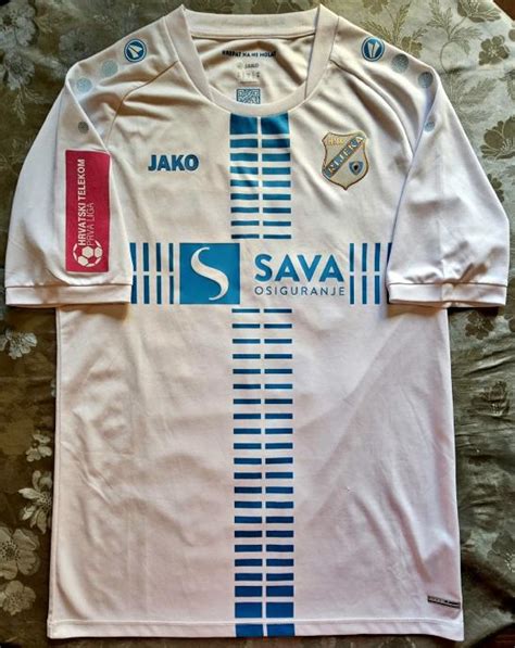Nk Rijeka Josip MiŠiĆ Match Worn Dres S Utakmice