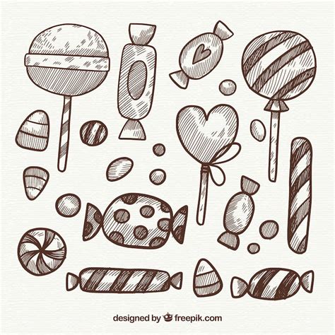 Snoepjes Tekening Afbeeldingen Gratis Downloaden Op Freepik
