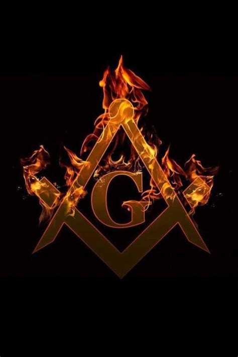 Flame Square And Compass Etsy