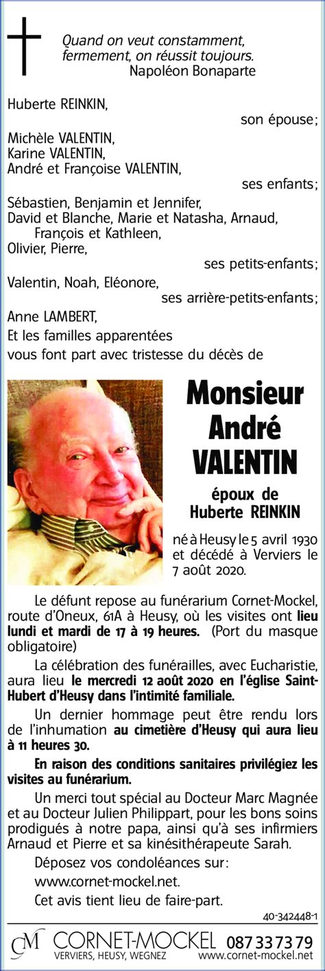 André Valentin † 07082020 Inmemoriam