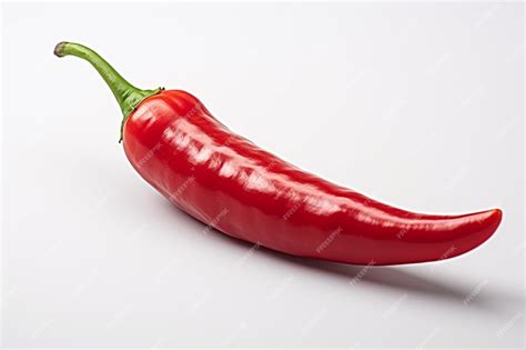 Premium Photo Fresh Red Chilli On White Background
