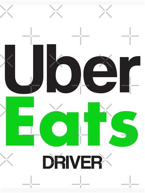 Uber Eats Driver Poster For Sale By Savagebrand Redbubble
