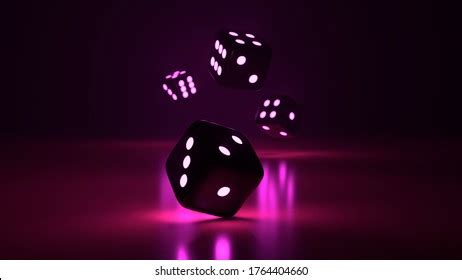 Pink Dice Glow Dark Stock Photo 1764404660 Shutterstock