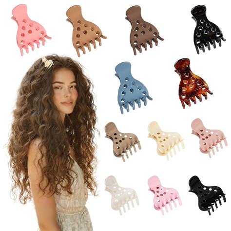 12pcs Root Lifting Hair Clips For Volume Curly Hair Root