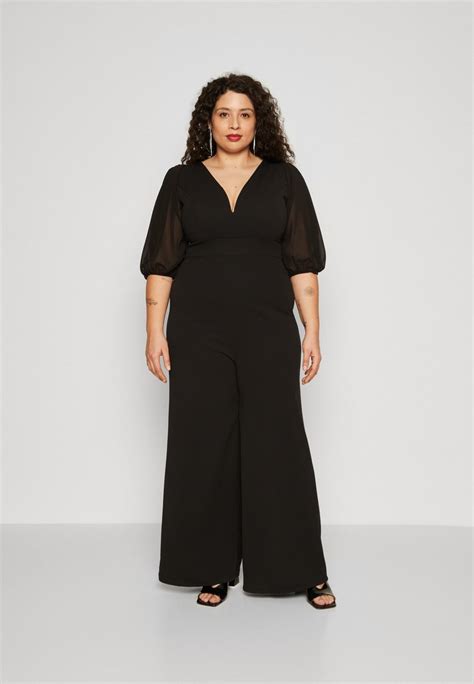 Wal G Curve Melany Jumpsuit Black Zalandoie