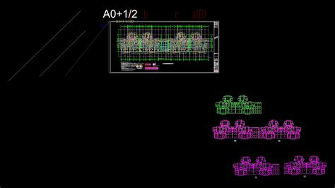 Second Floor Structural Plan For Fogang Zone B Residential Buildings 1 4 • Designs Cad